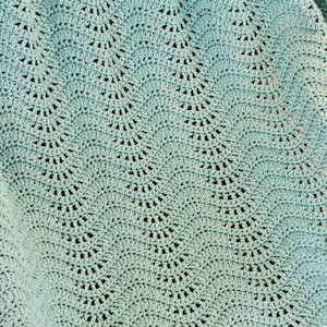 Lightweight Lacy Blanket Pattern, 7-sizes, W/video, Throw Pattern ...