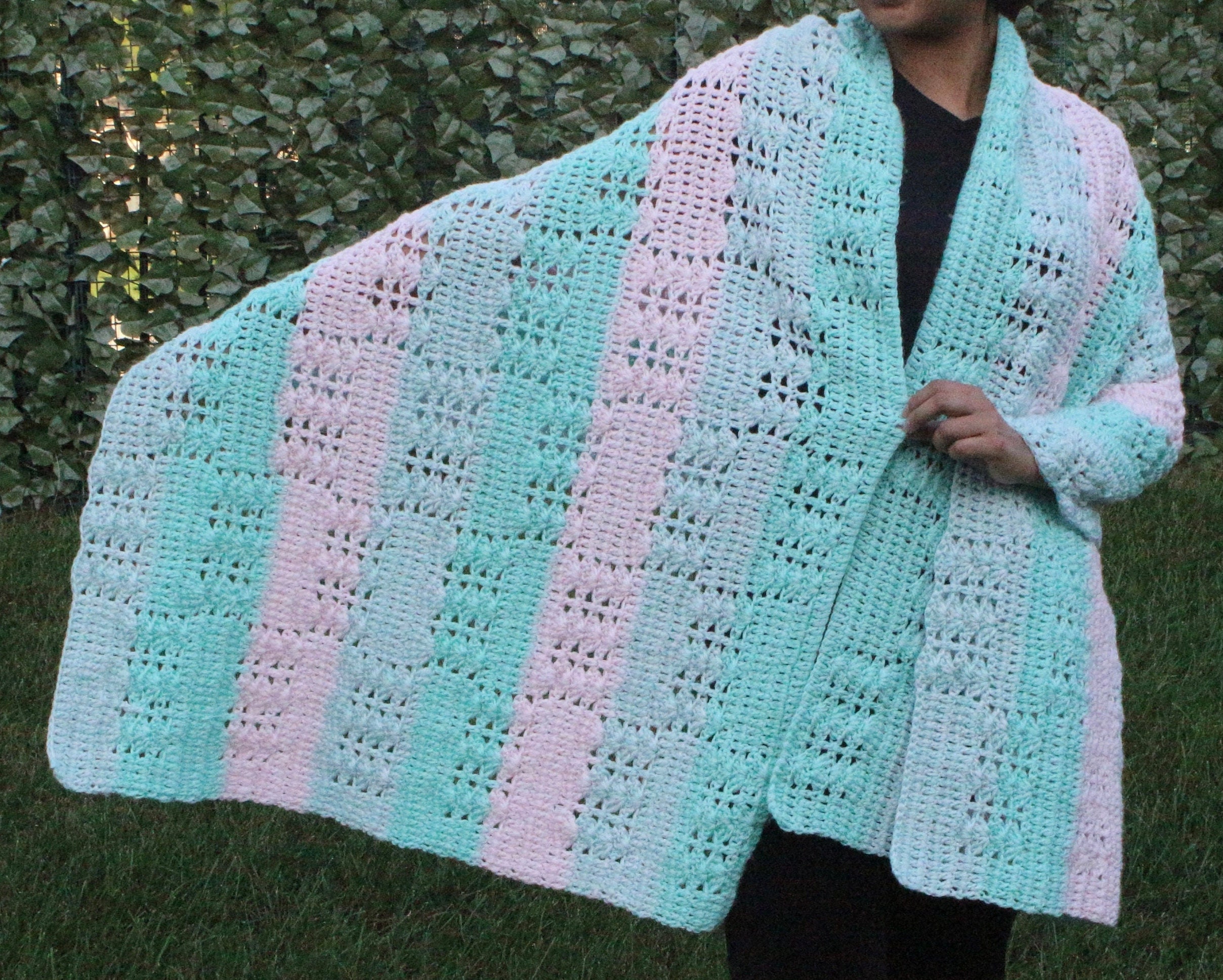 Cozy Crochet Shawl Pattern, Shawl Pattern, Wrap Pattern, Crochet ...