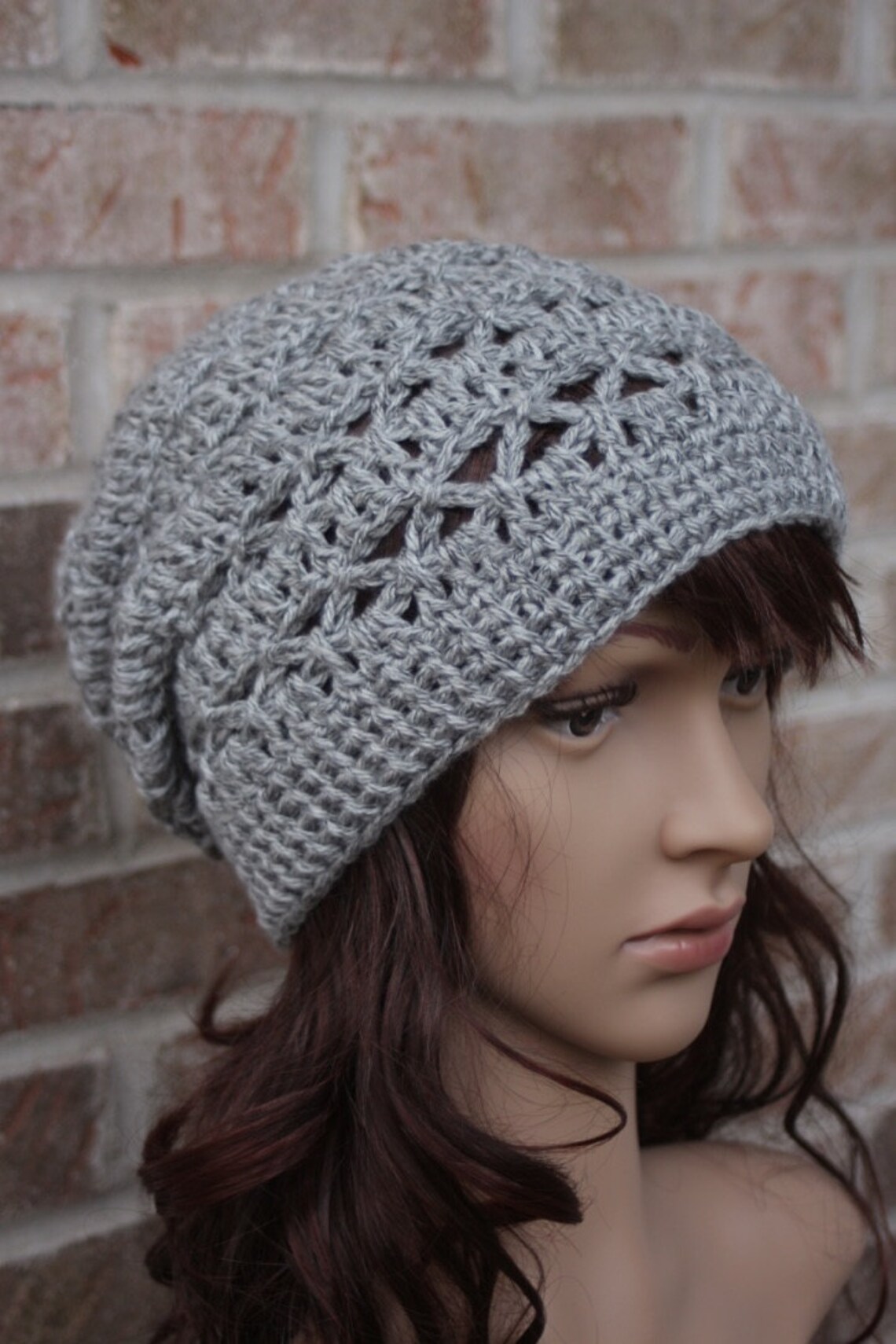 Lacy Crochet Cap Pattern Crochet Beanie Pattern Hat Pattern - Etsy