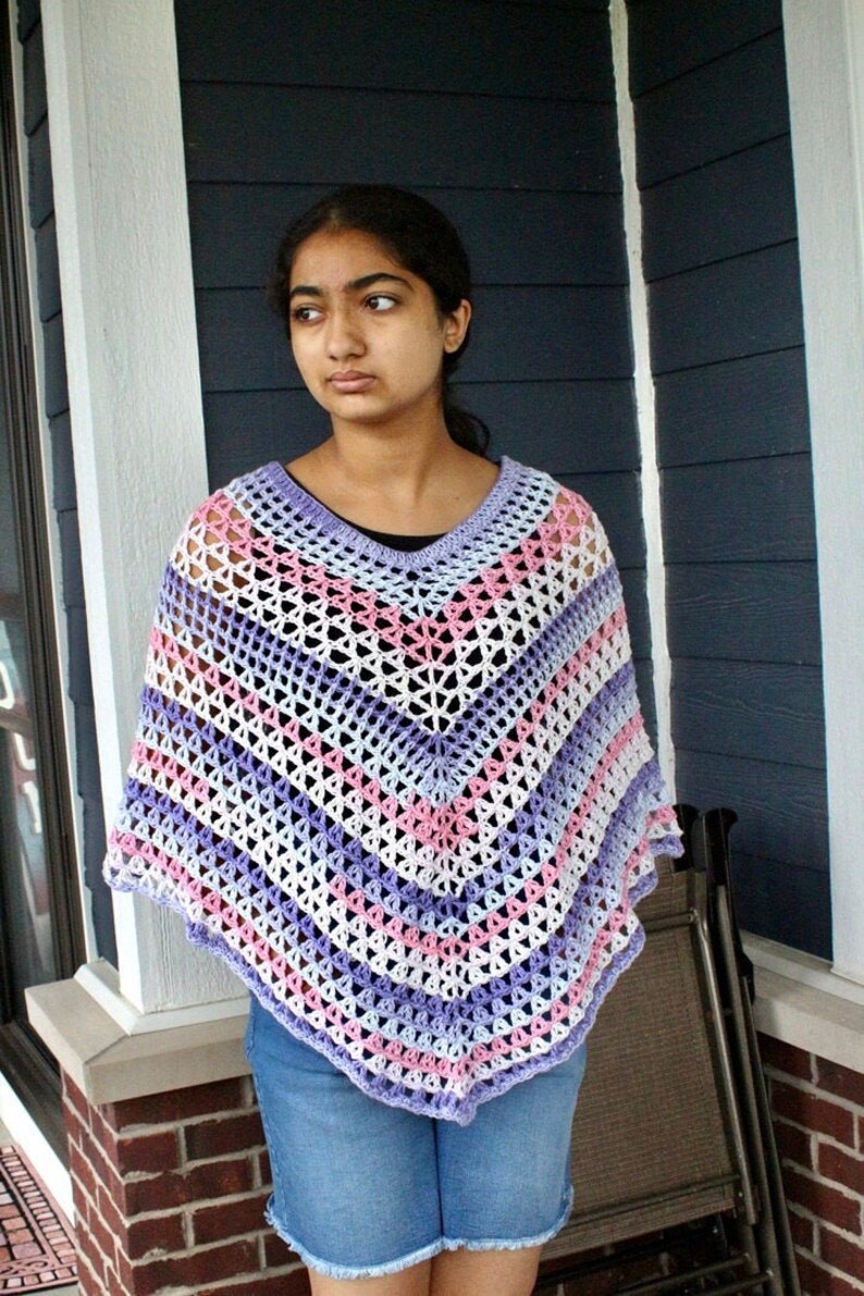 Radiance Crochet Poncho Pattern Crochet Poncho Pattern | Etsy