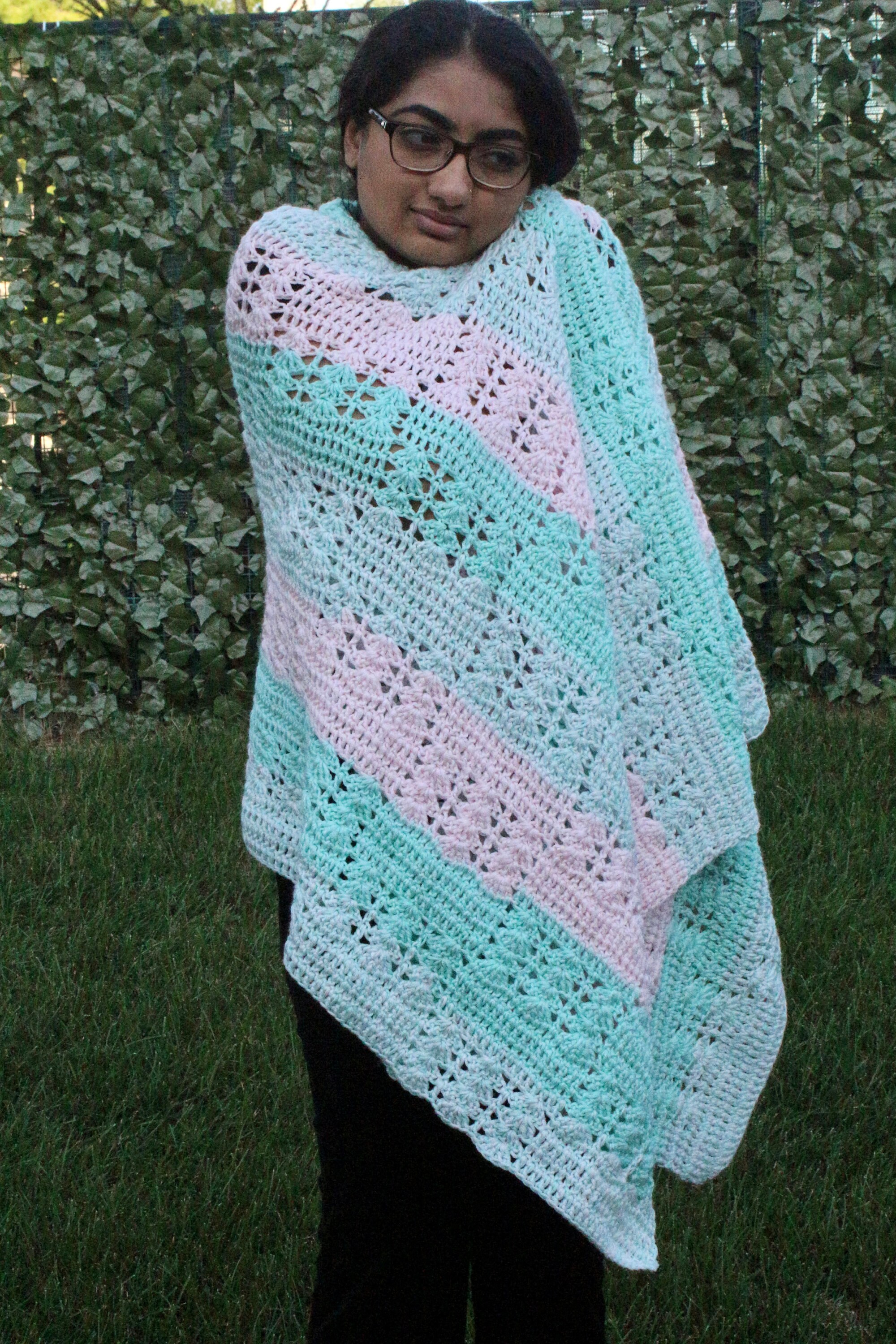 Cozy Crochet Shawl Pattern, Shawl Pattern, Wrap Pattern, Crochet ...