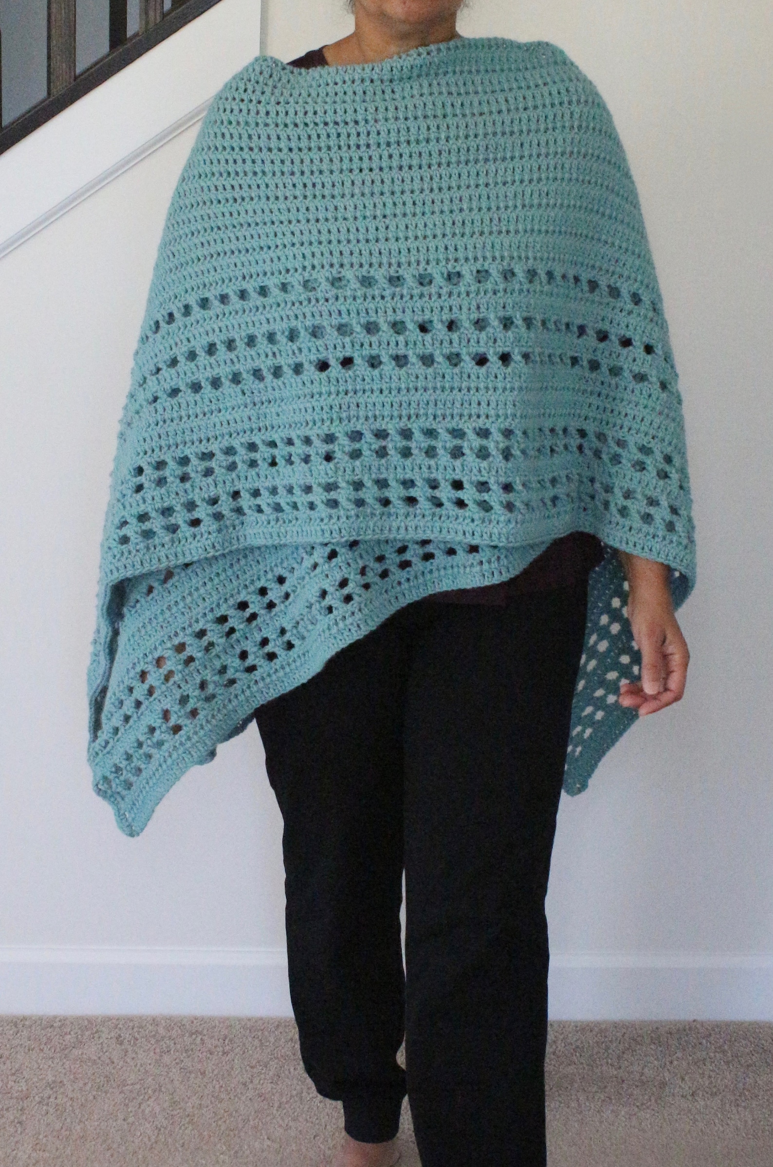 Cozy Nights Ruana Pattern, Crochet Ruana Pattern, Shawl Pattern ...