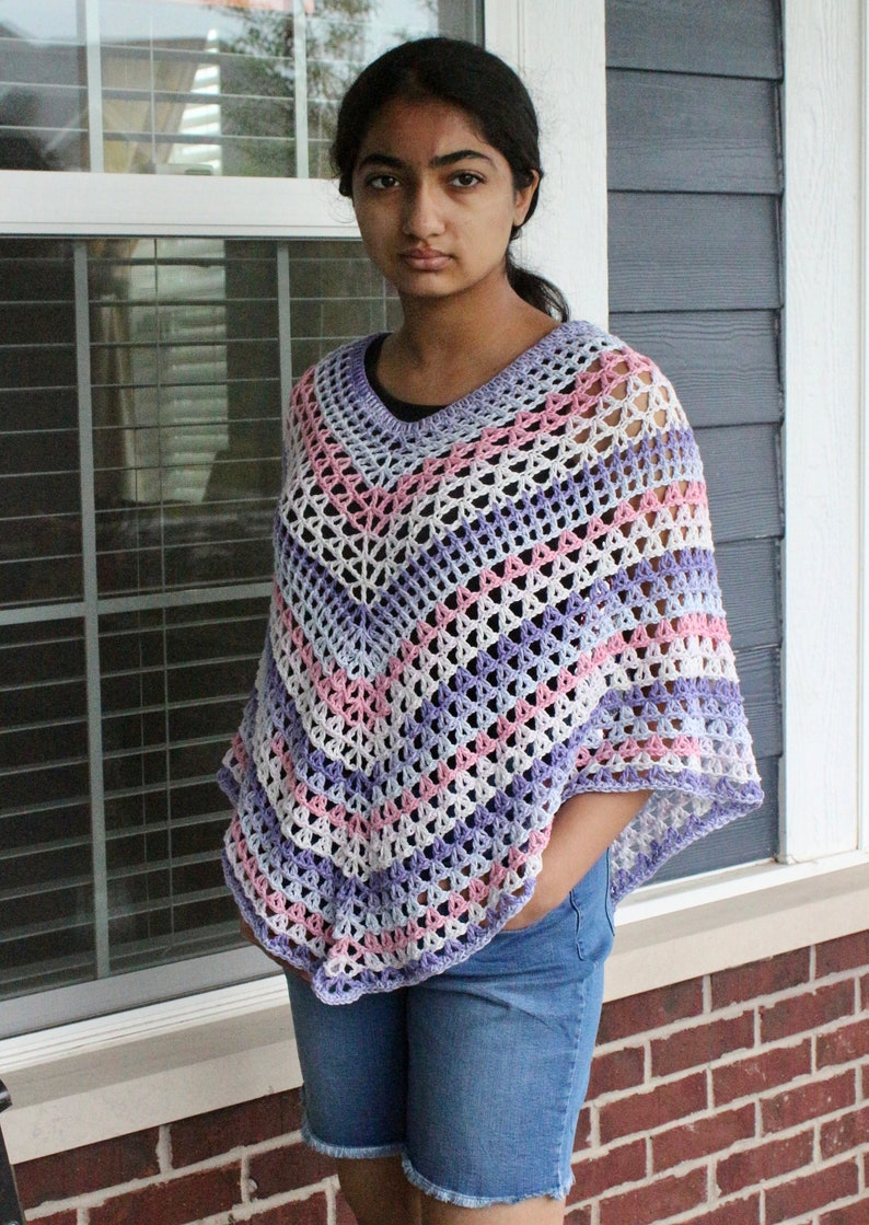 Radiance Crochet Poncho Pattern Crochet Poncho Pattern | Etsy
