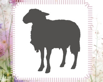 Sheep stencil | Etsy