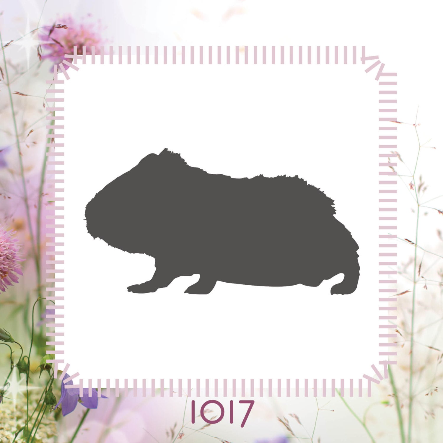 Guinea Pig Animal Stencil Reusable Craft Stencil | Etsy