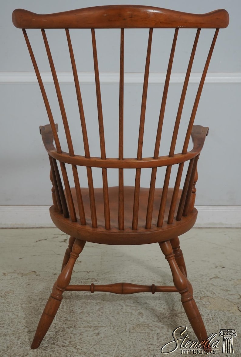 70314: Pair ROBERT T. HOGG Walnut Windsor Armchairs - Etsy