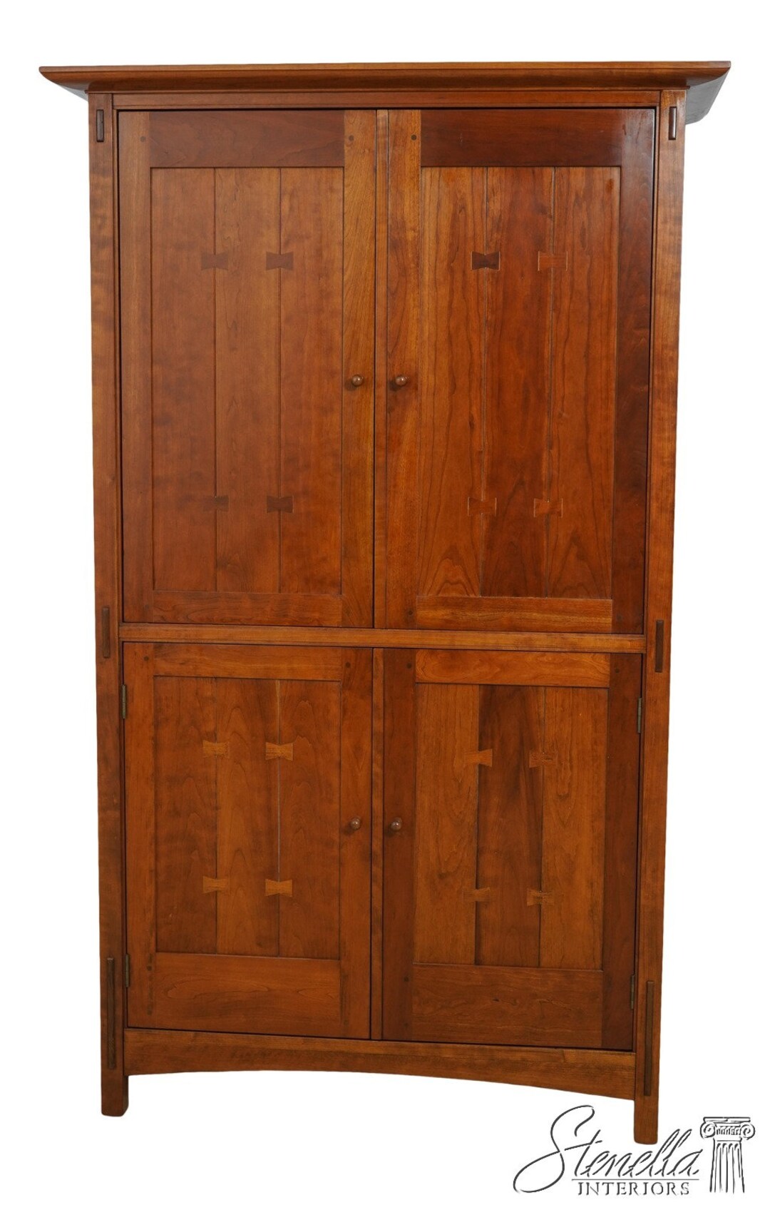 61401EC: STICKLEY Arts & Crafts Cherry TV Armoire Wardrobe - Etsy