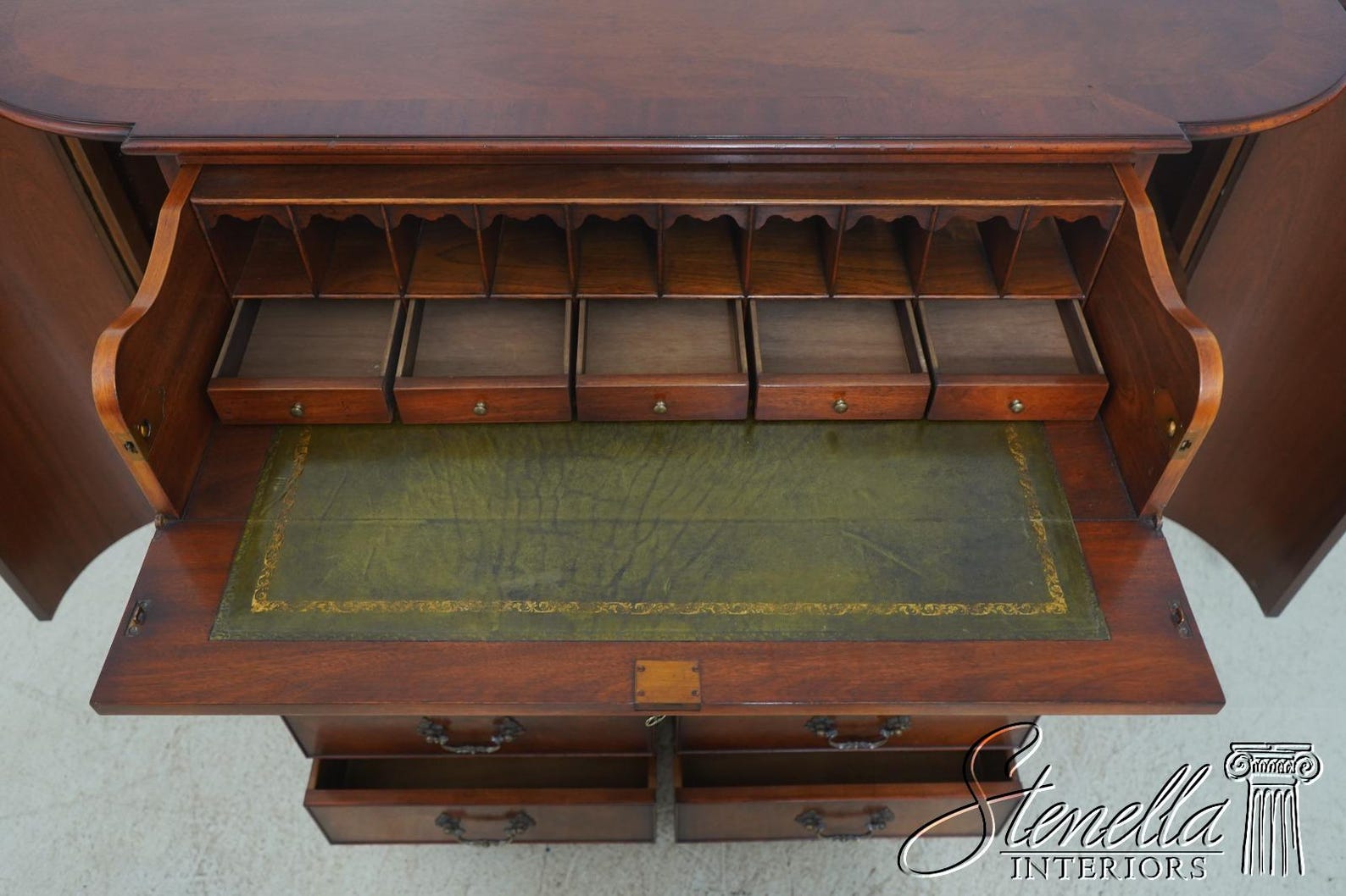 65556EC: YORKSHIRE HOUSE English Style Mahogany Desk Credenza - Etsy
