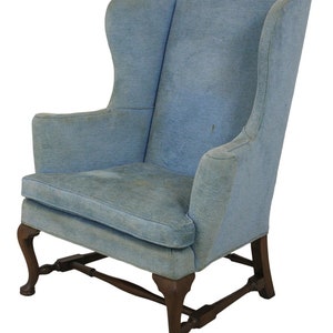 59422EC: KITTINGER Colonial Williamsburg CW-44 Mahogany Wing Chair - Etsy