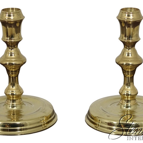 Colonial Williamsburg Brass Candlesticks - Etsy