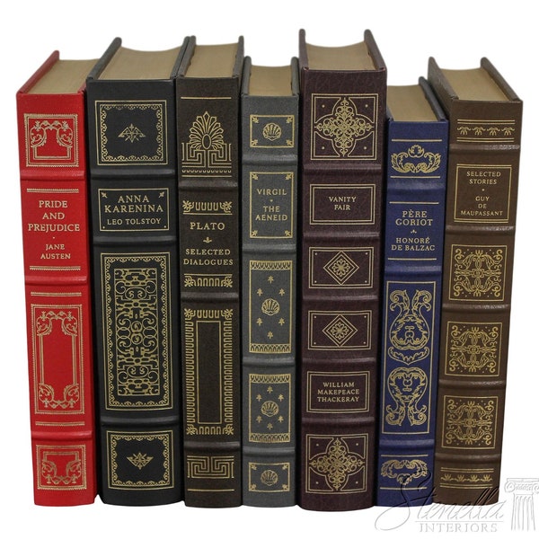 Franklin Mint Leather Books - Etsy