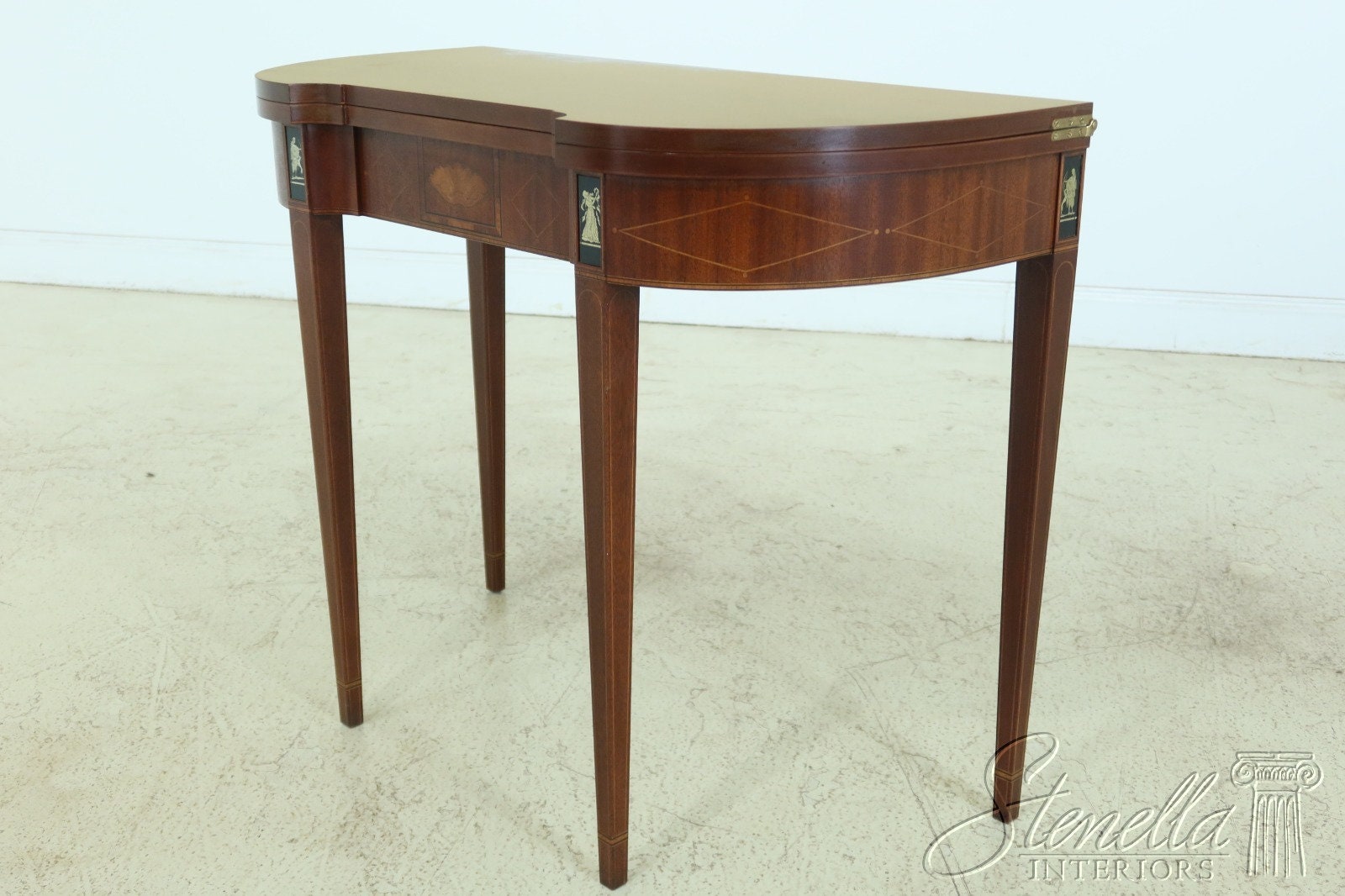 L50503EC: BAKER Neoclassical Style Mahogany Game Table - Etsy