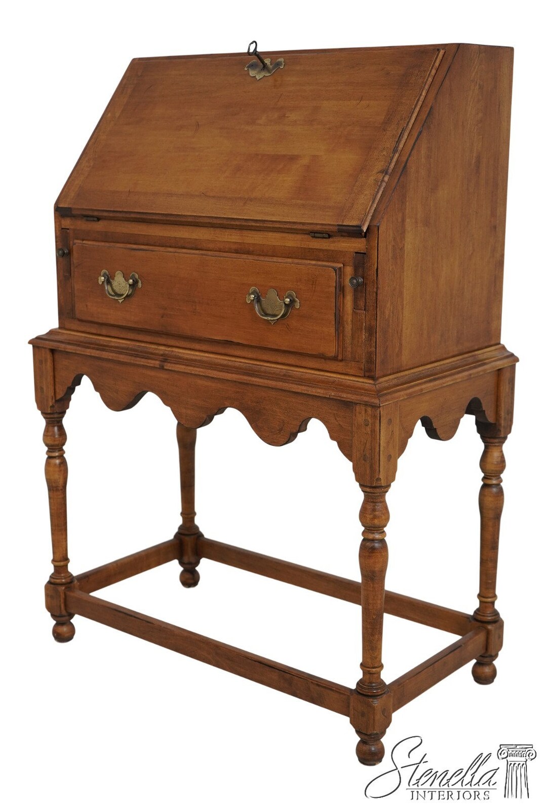 62783EC: ETHAN ALLEN 1776 Collection Maple Slant Front Desk - Etsy