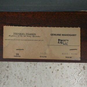 L58185EC: Set of 8 HENKEL HARRIS Model 112 Mahogany Dining Room Chairs ...