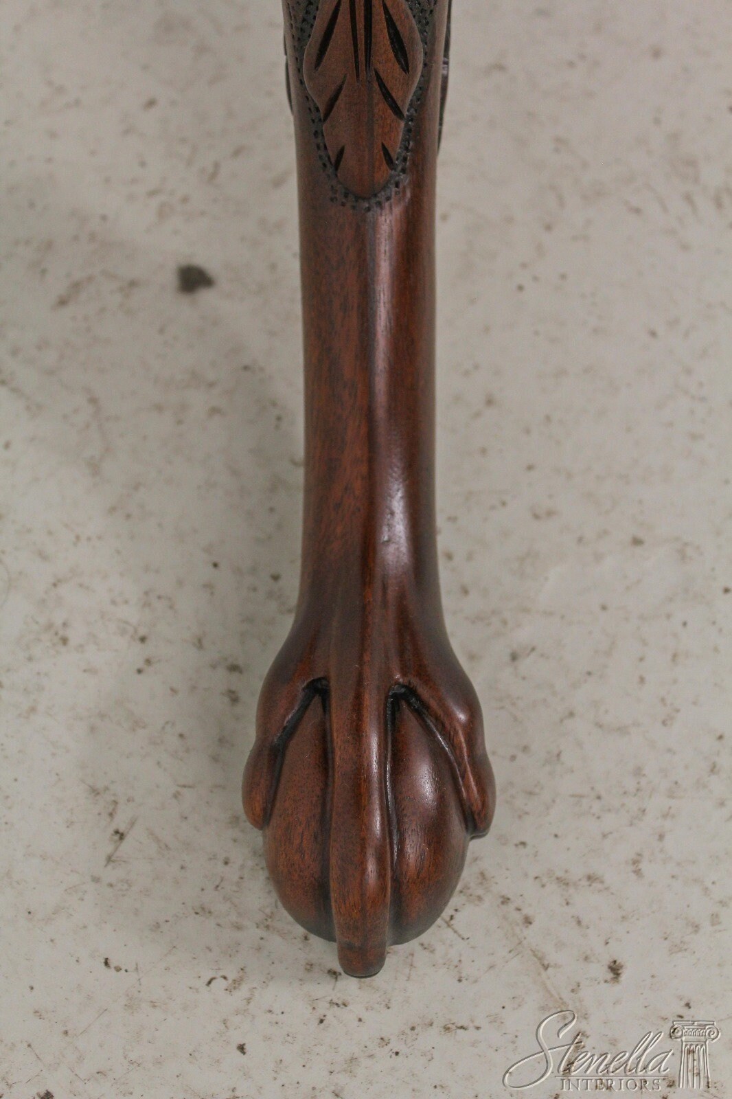 58624EC: HENKEL HARRIS Ball & Claw Carved Mahogany Tilt Top Table - Etsy