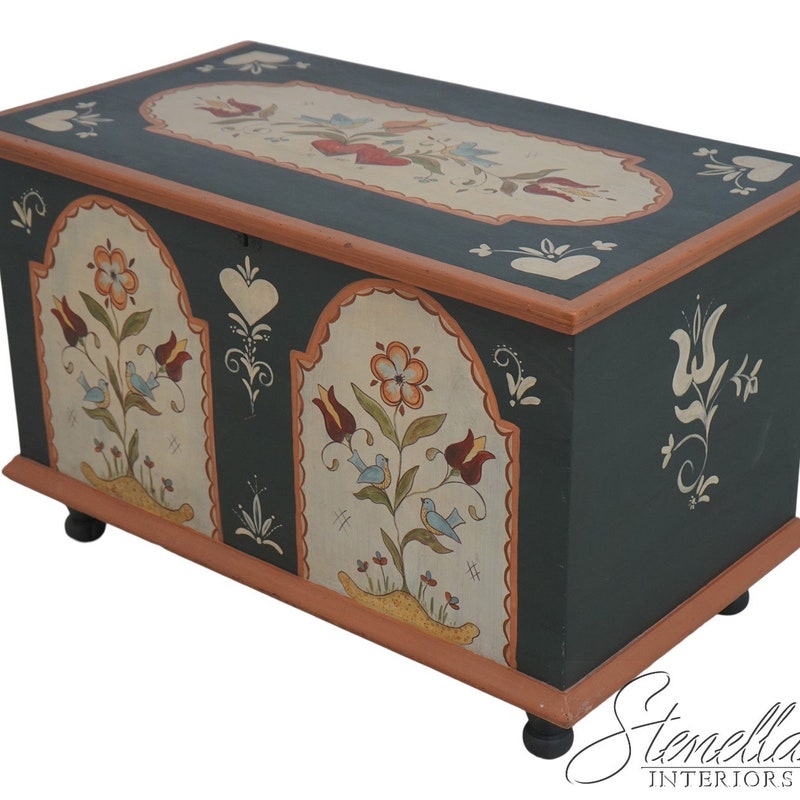 Painted Chest - Etsy