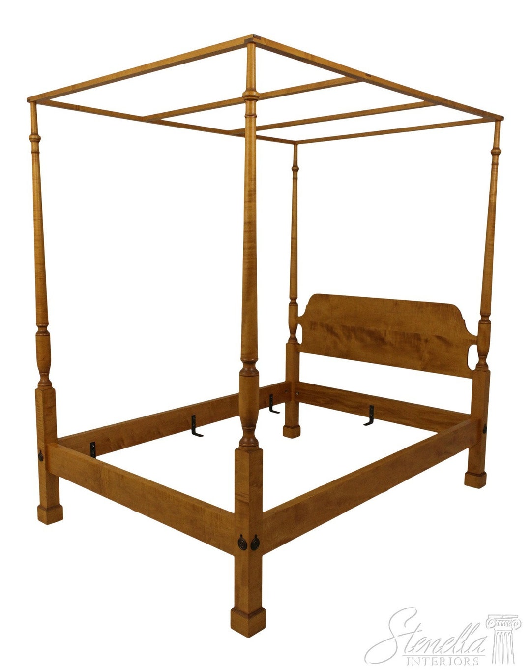 58261EC: Benchmade Solid Maple Full Size Canopy Poster Bed - Etsy