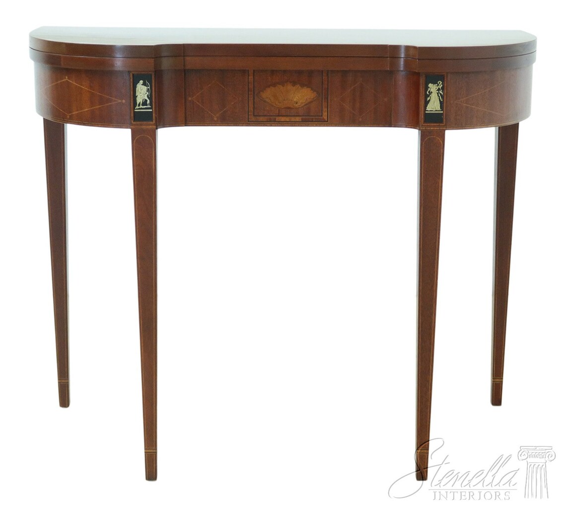 L50503EC: BAKER Neoclassical Style Mahogany Game Table - Etsy