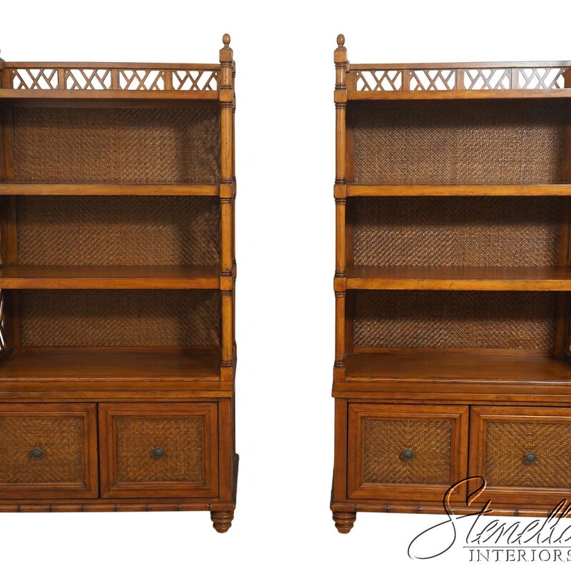 Rattan Bookcase - Etsy