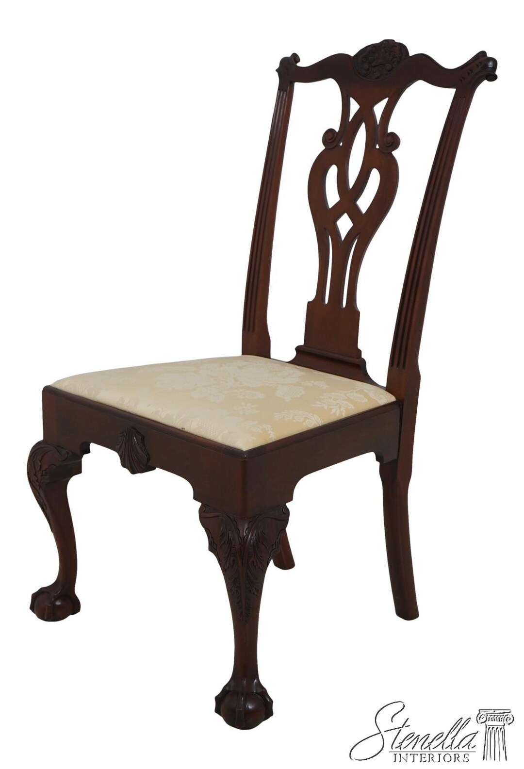 68773: BAKER Colonial Williamsburg Mahogany Philadelphia Rococo Side ...
