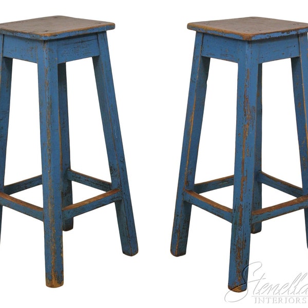 Distressed Stools - Etsy