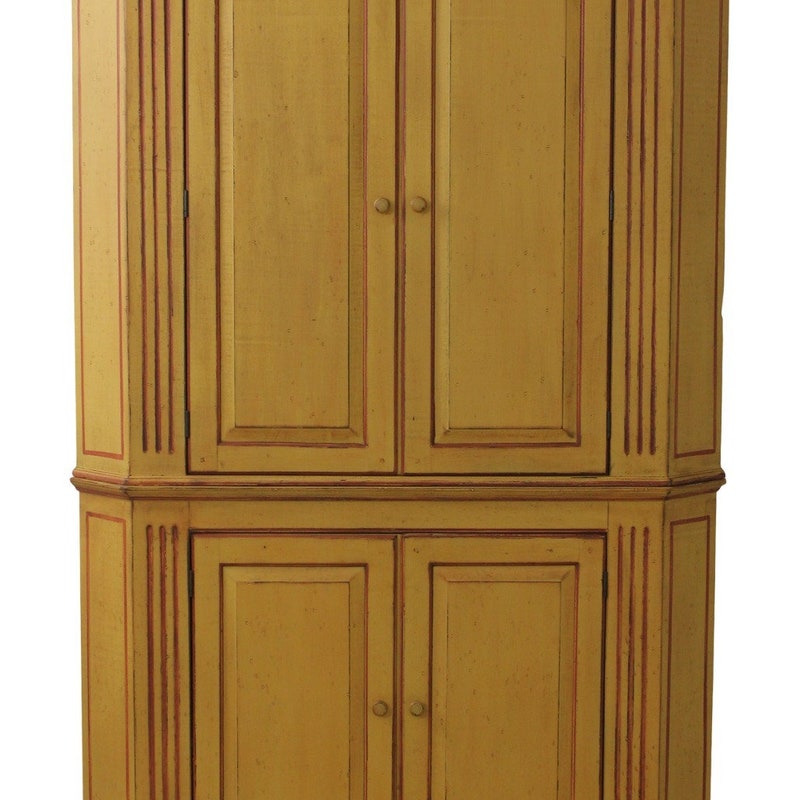 Primitive Corner Cabinet - Etsy