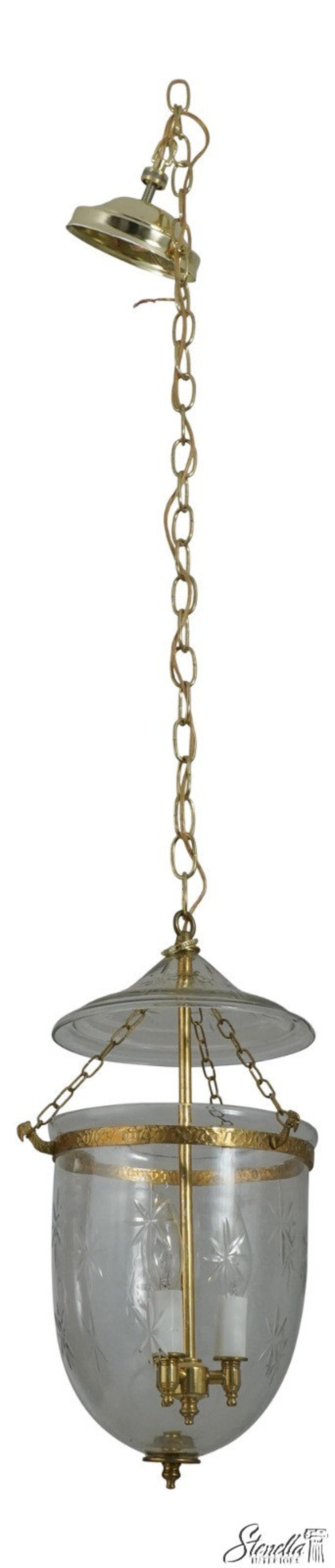 F60264EC: Etched Glass Bell Form Vintage Hall Ceiling Fixture - Etsy