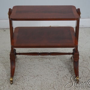 L62790EC: BAKER Inlaid Mahogany 2 Tier Federal Style Dessert Table - Etsy