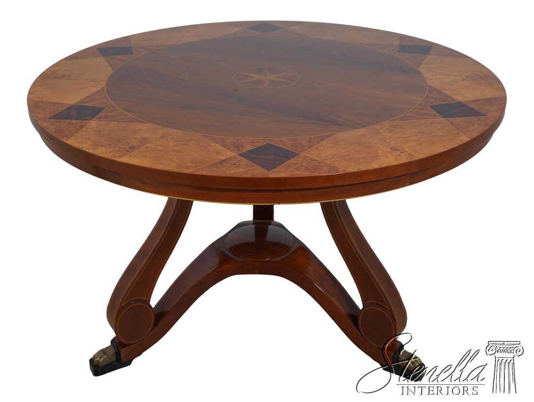 L61713EC: JOHN WIDDICOMB Round Russian Empire Center Table - Etsy