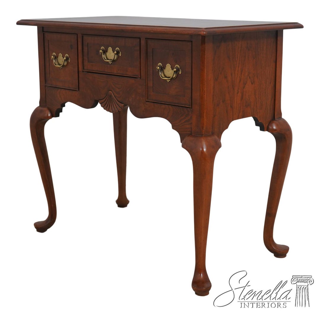 L70693: HEKMAN George III English Style Walnut Dressing Table Lowboy - Etsy