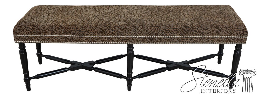 61752EC: Bamboo Form 6 Leg Stretcher Base Window Bench - Etsy