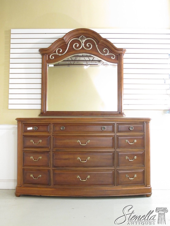 34587E 34588E AMERICAN DREW Cherry Dresser and Matching Mirror Etsy