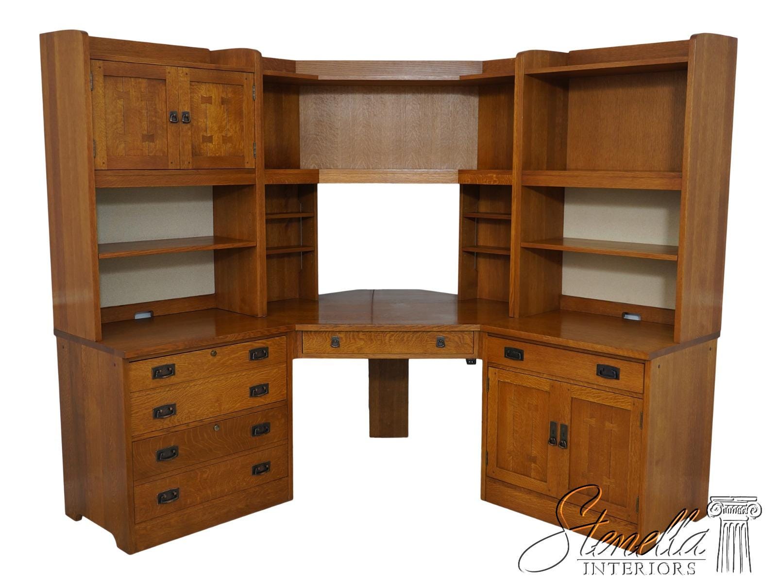 Mission Oak Computer Desk Amish Handcrafted Freemont Mission Computer