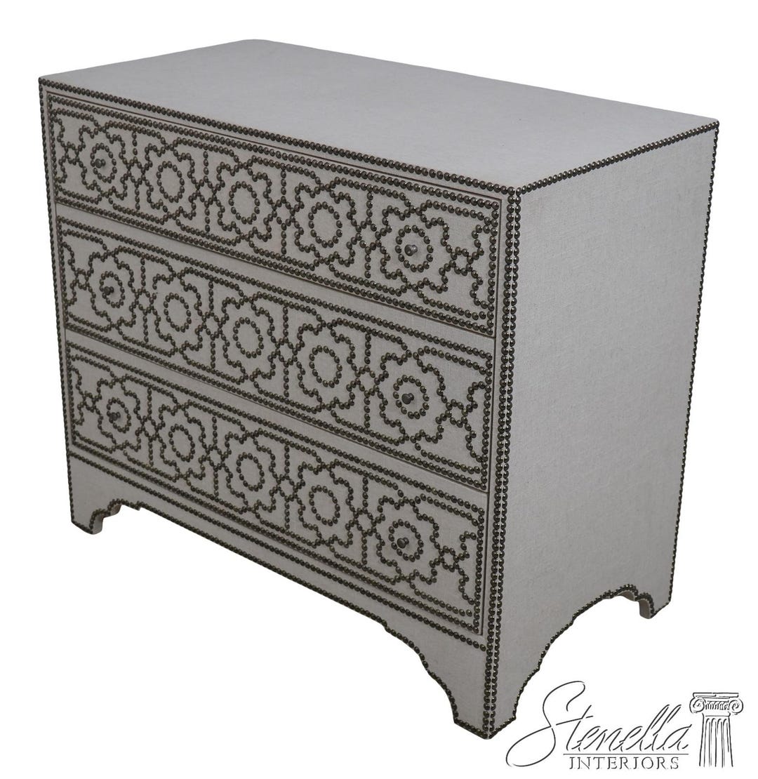 65560EC: BERNHARDT Modern Design Fabric Surface Studded Chest - Etsy