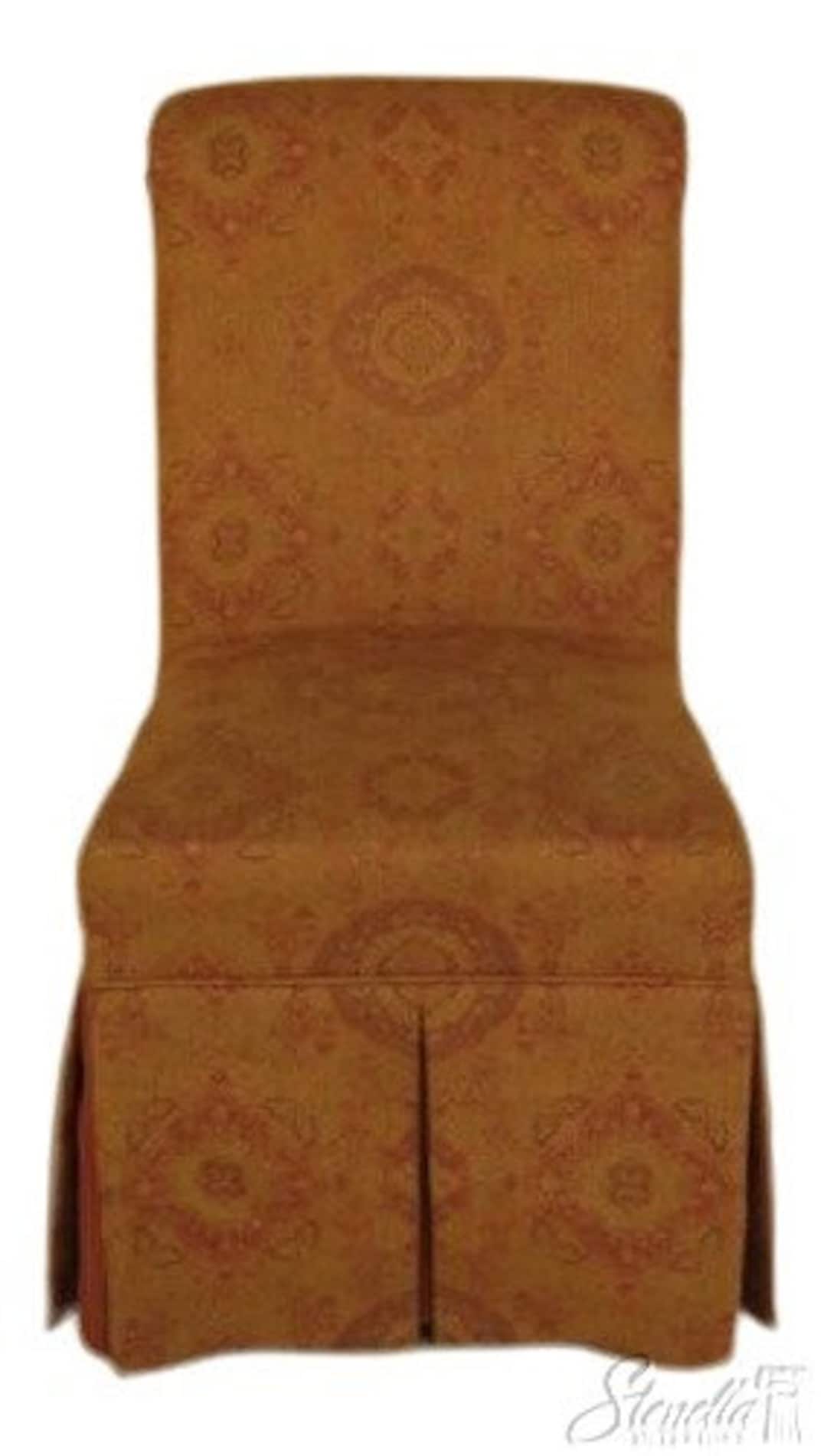 40973: Fully Upholstered Parsons Side Chair W. Decorative Upholstery - Etsy