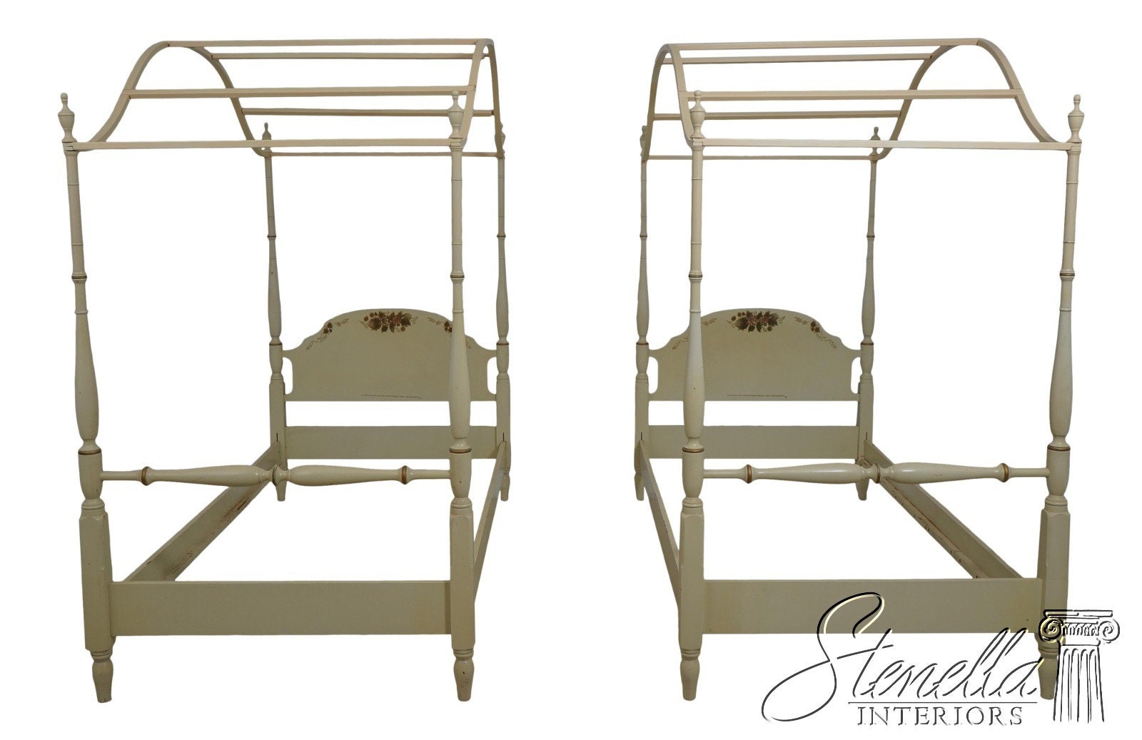 Antique Twin Canopy Bed