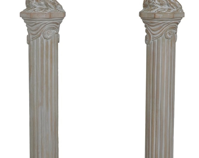 F61041EC: Pair Italian Style Classical Column Floor Lamps - Etsy