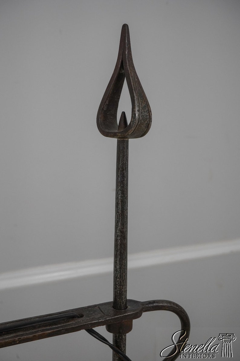 L60553EC: JG REMPP Early American Hand Wrought Iron Adjustable ...