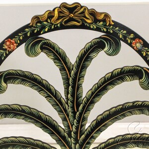 58301EC: Hepplewhite Paint Decorated Plum Back Armchair - Etsy