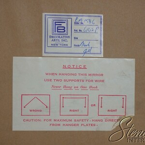 64675EC: FRIEDMAN BROTHERS Chippendale Style Mahogany Frame Mirror - Etsy