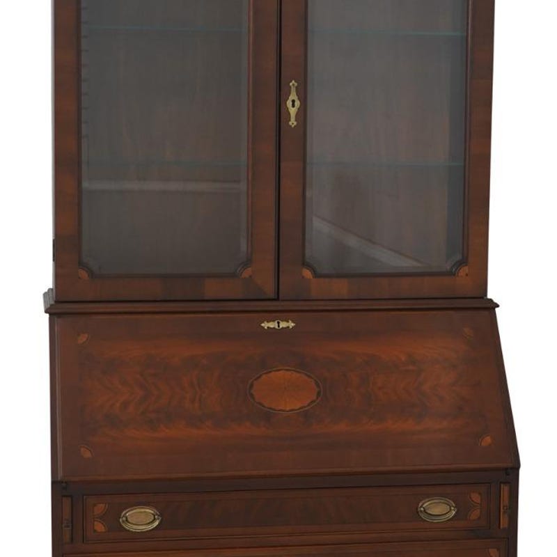 Antique Drop Front Secretary Desk - Etsy
