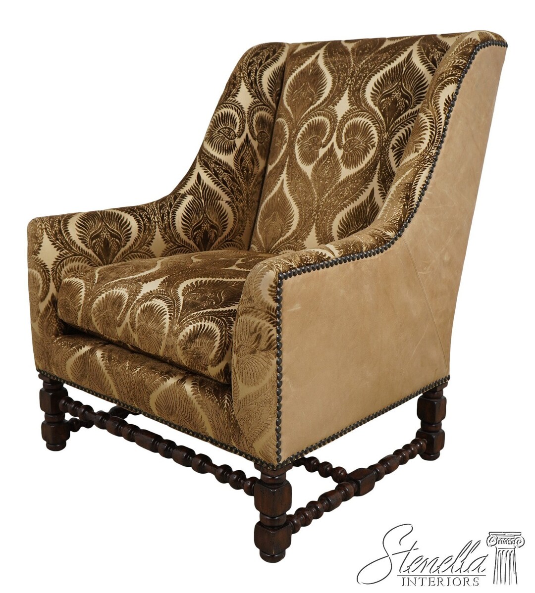 62745EC: MARGE CARSON Large Continental Upholstered Club Chair - Etsy