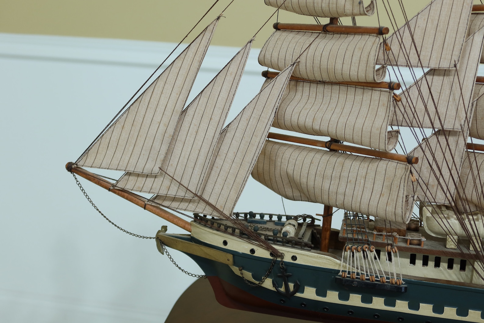 F49295EC: RELIANCE Tall Ship Boat Model On Stand | Etsy