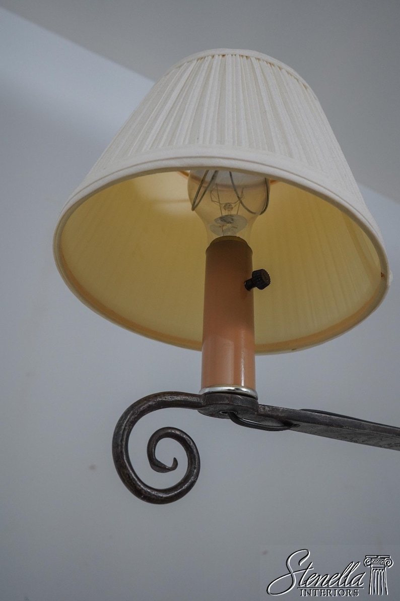 L60553EC: JG REMPP Early American Hand Wrought Iron Adjustable ...
