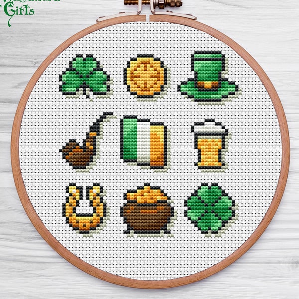 Irish Cross Stitch - Etsy