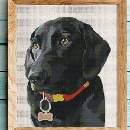Labrador Cross Stitch Pattern PDF Cross Stitch Pattern Dog | Etsy