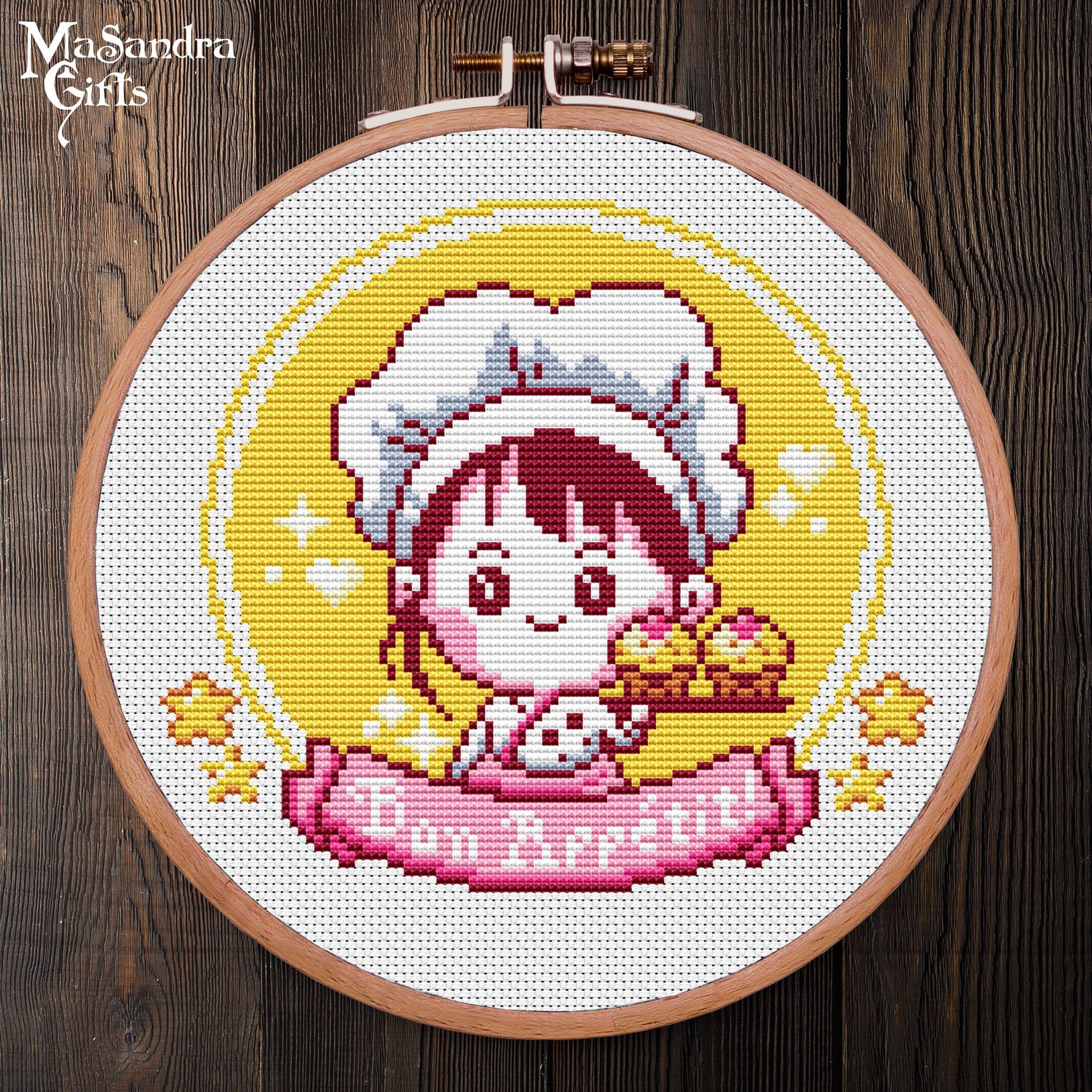 Bon Appetit Cross Stitch Pattern Chef Cross stitch | Etsy