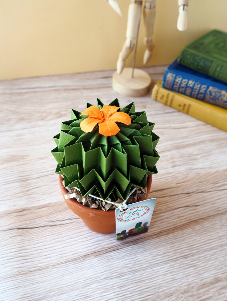 Origami Paper Cactus Succulent Indoor House Plant Decor Best - Etsy