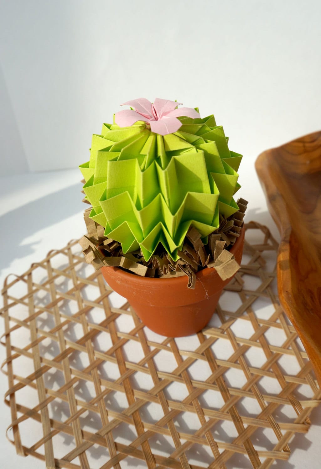 Cactus Succulent Origami Paper House Plant Stay Home Gift | Etsy