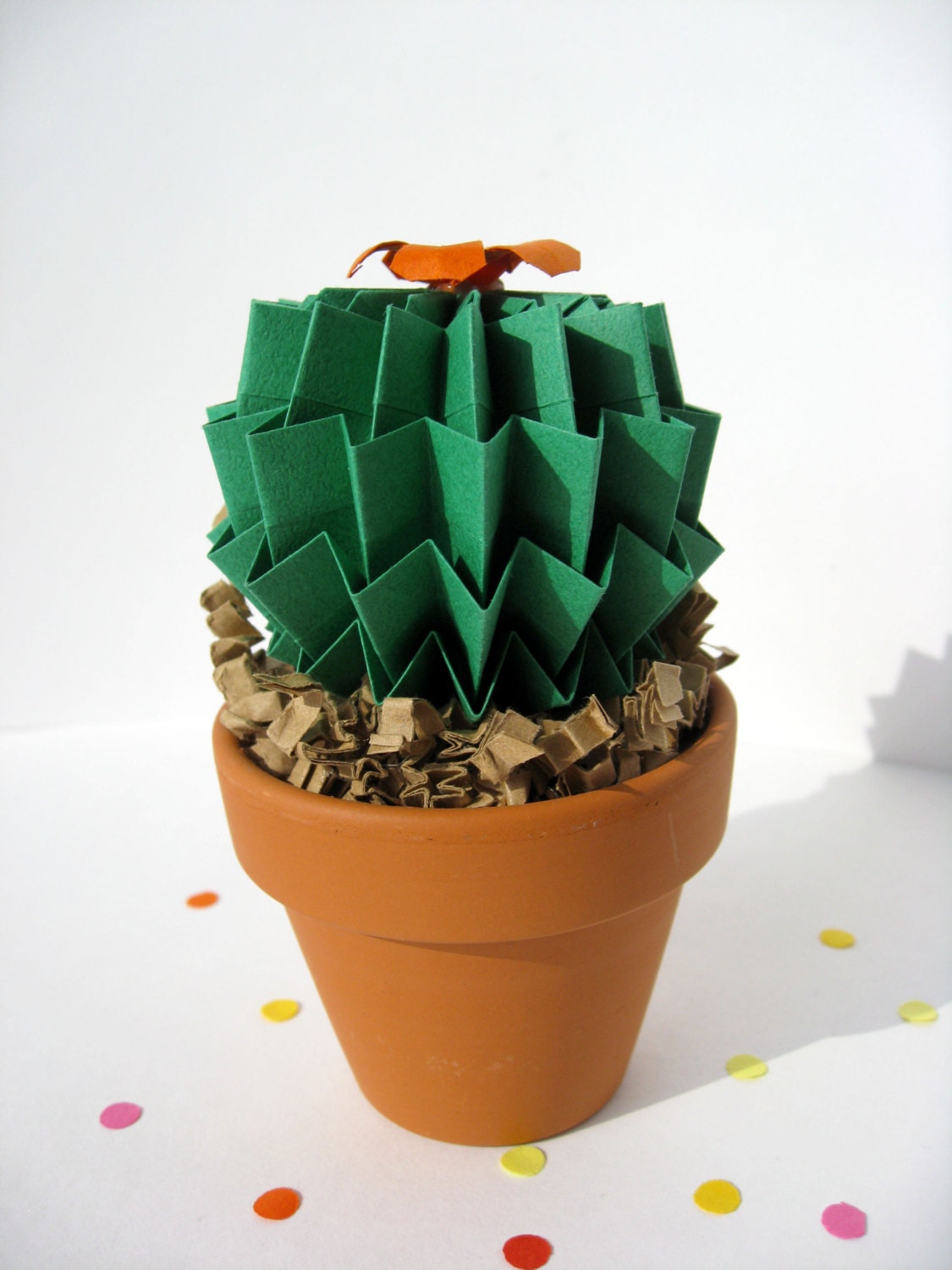 Origami Paper Cactus Succulent House Plant Alternative Plant - Etsy